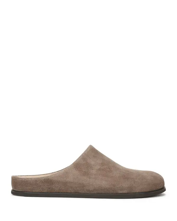 Vince Leo Suede Mule Clog - Flint