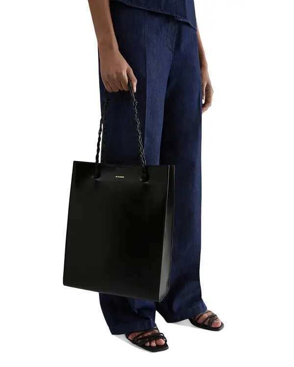 JIL SANDER Tangle Small Leather Tote