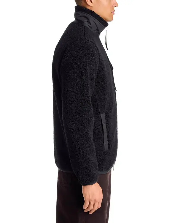 Moncler Sherpa Zip Up Cardigan