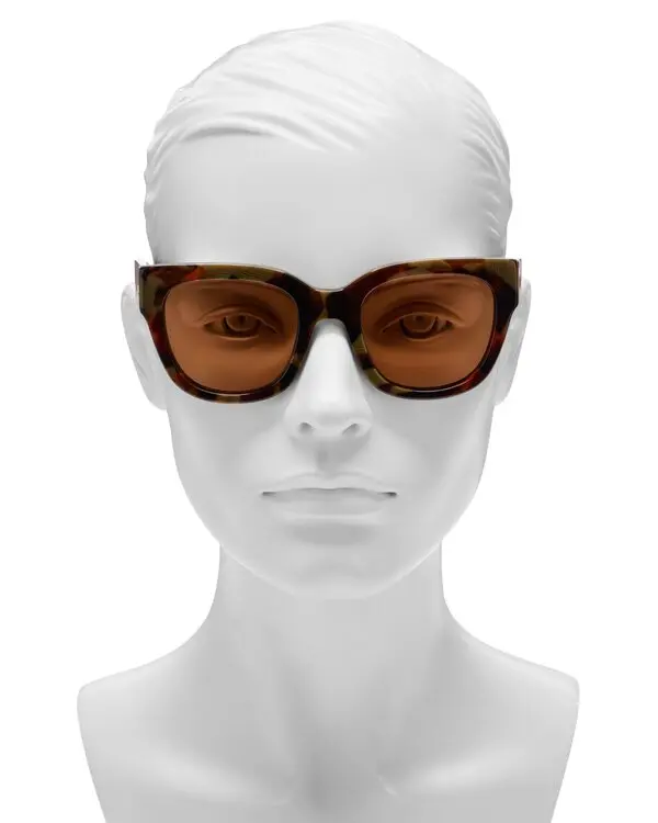 Prada Square Sunglasses, 52mm
