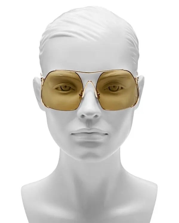 Miu Miu Aviator Sunglasses, 57mm