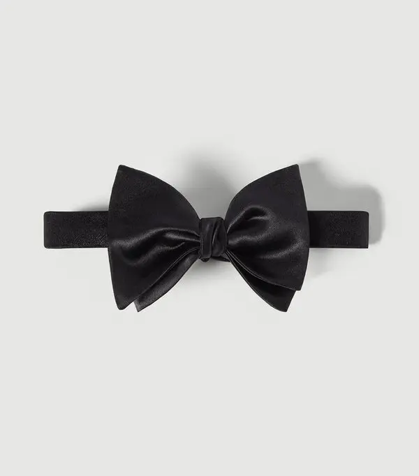 Brunello Cucinelli Cotton-silk Bow Tie - Black