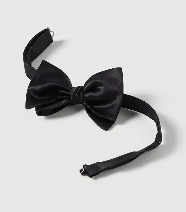 Brunello Cucinelli Cotton-silk Bow Tie - Black