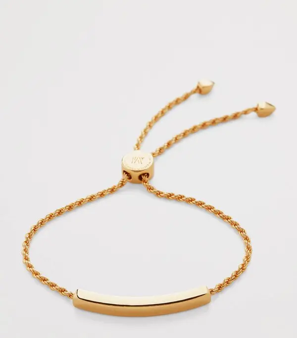 Monica Vinader Vermeil Linear Friendship Bracelet