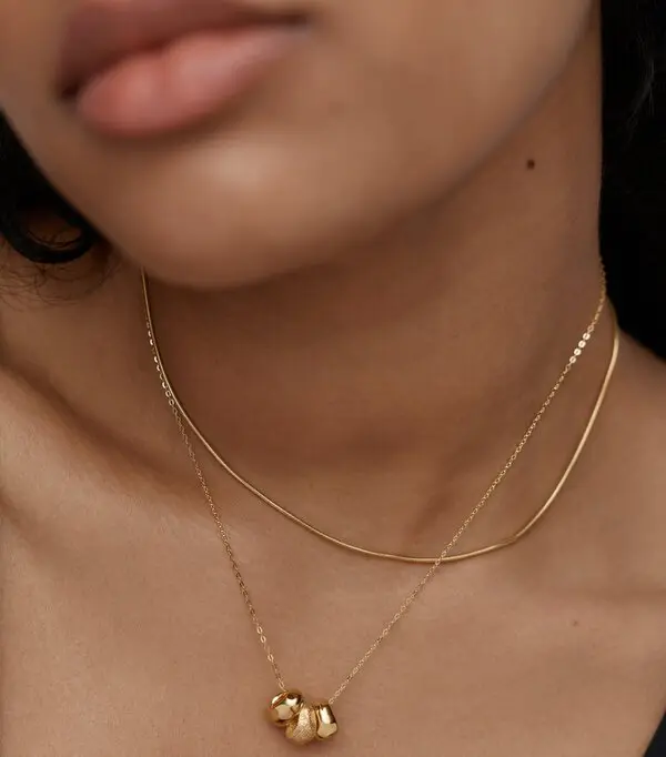 Monica Vinader Vermeil Antica Pendant Neclace
