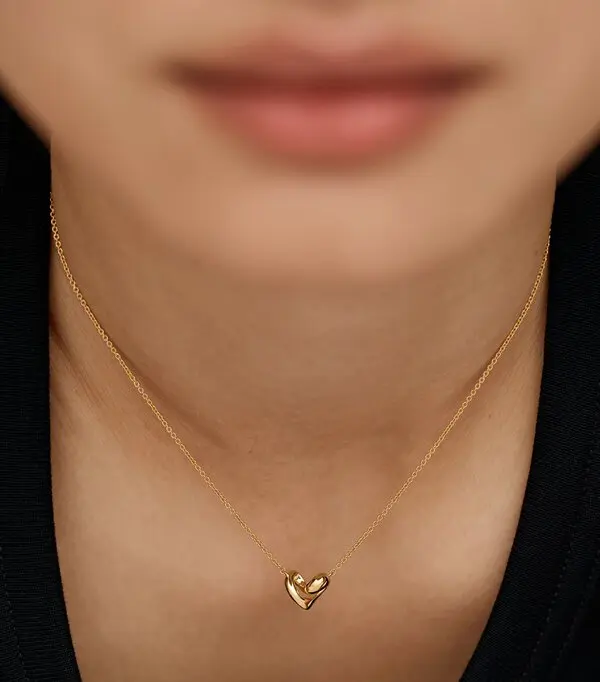 Monica Vinader Small Vermeil Infinity Heart Necklace