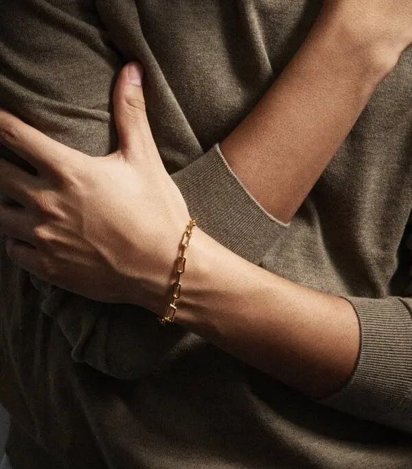 Monica Vinader Mini Vermeil Alta Bracelet