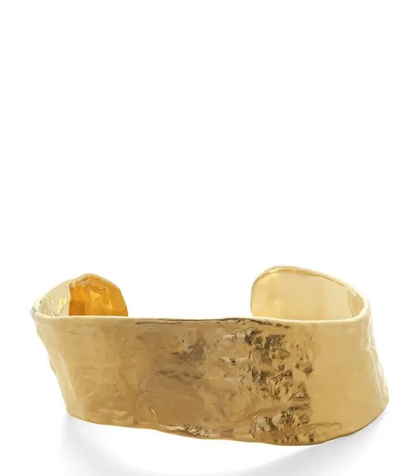 Monica Vinader Vermeil Capri Cuff Bracelet - Gold