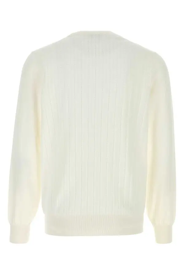 Brunello Cucinelli Cotton Sweater - White