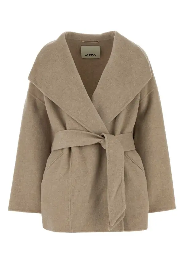 Isabel Marant Étoile Sand Wool Blend Caeton Coat