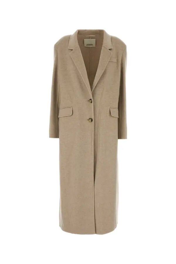 Isabel Marant Étoile Sand Wool Blend Clesa Coat