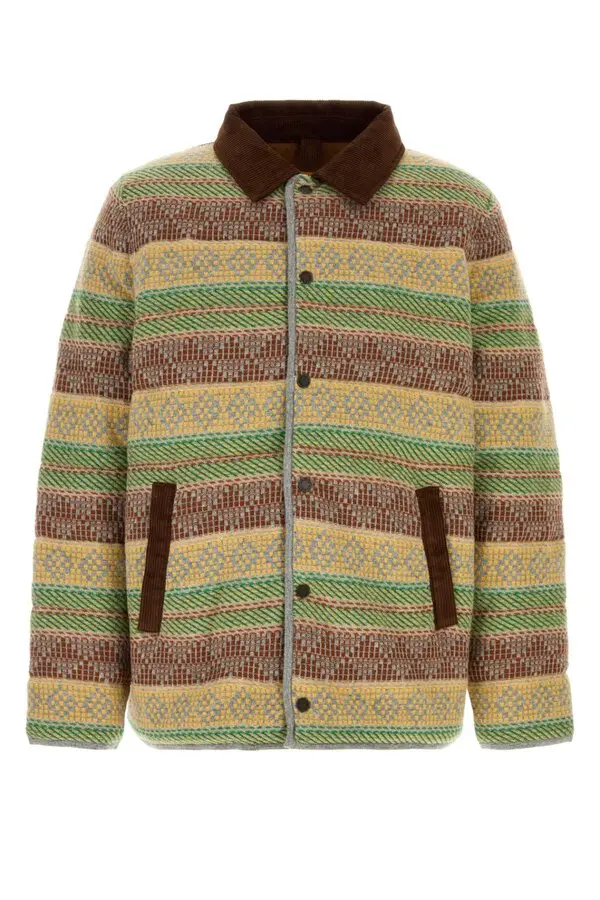Guest In Residence Wool Blend Western Industry Padded Jacket - Multicolor