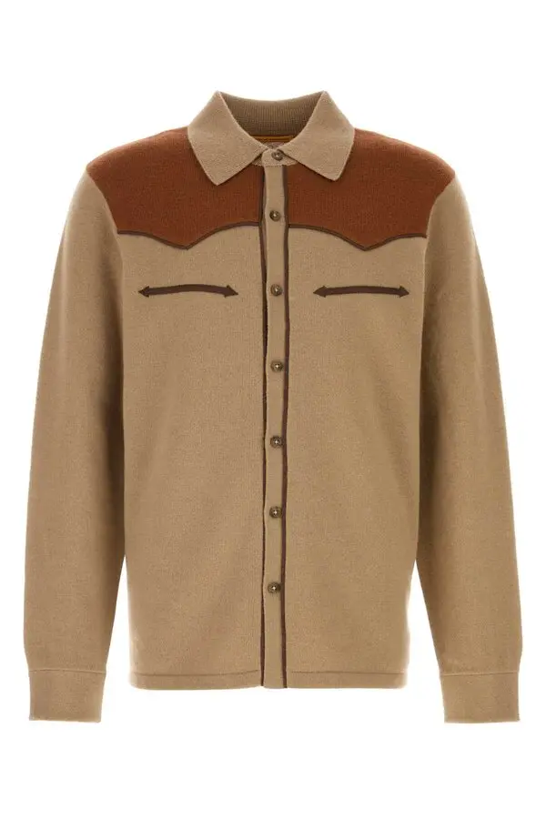 Guest In Residence Cappuccino Cashmere Western Shirt