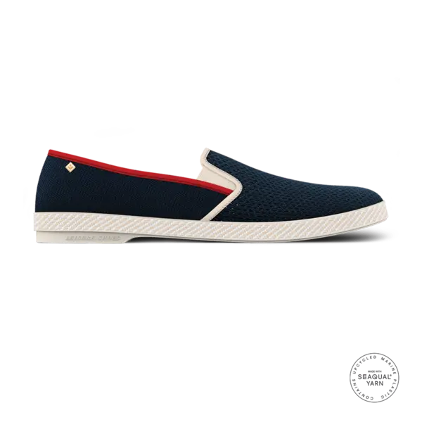 Rivieras Classic Match Navy With Red Bias