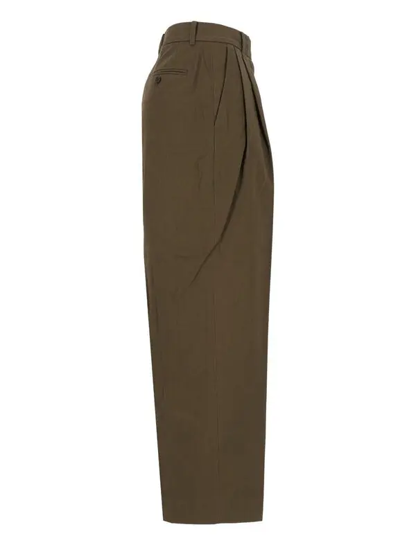 DUNST Double Pleated Wide Chino Pants - No