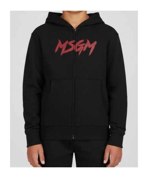 MSGM Long-sleeve Hooded Sweatshirt
