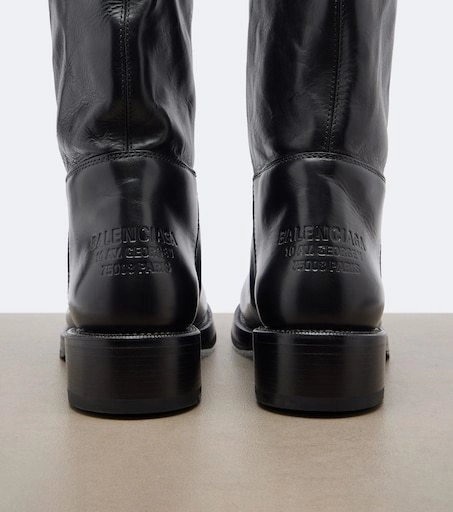 Balenciaga Leather Biker Boots