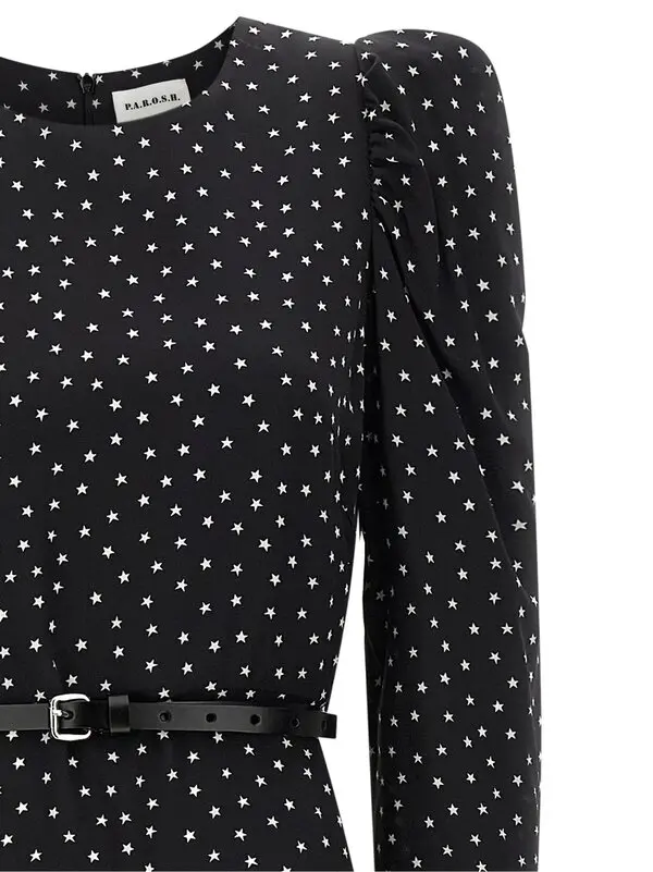 P.a.r.o.s.h Star Print Maxi Dress