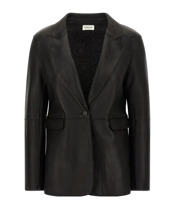 P.a.r.o.s.h Long-sleeve Leather Jacket