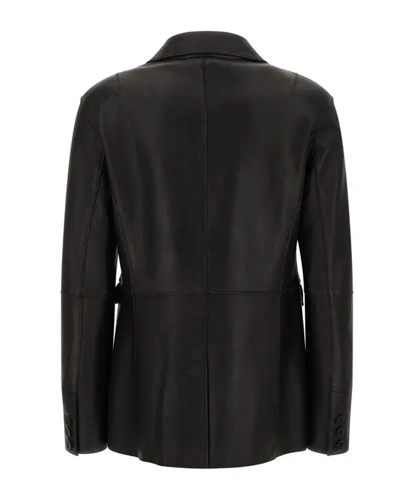 P.a.r.o.s.h Long-sleeve Leather Jacket