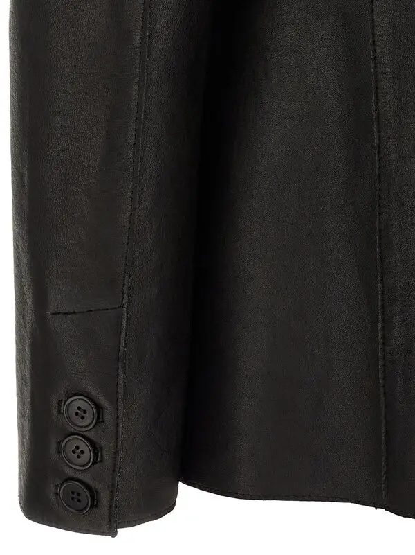 P.a.r.o.s.h Long-sleeve Leather Jacket