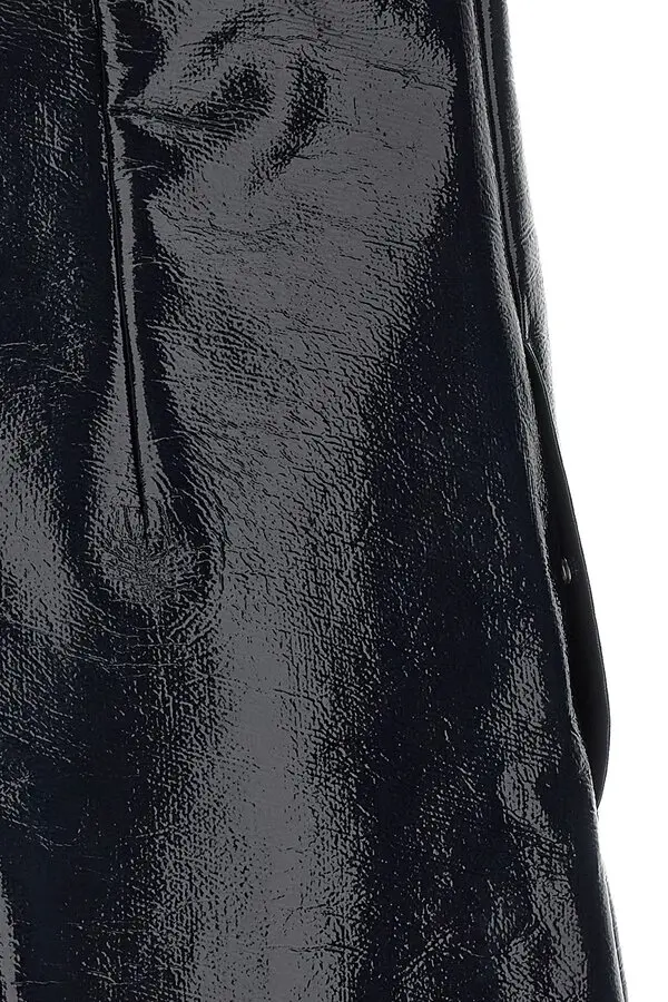 COURREGES Vinyl Patch-pocket Mini Dress