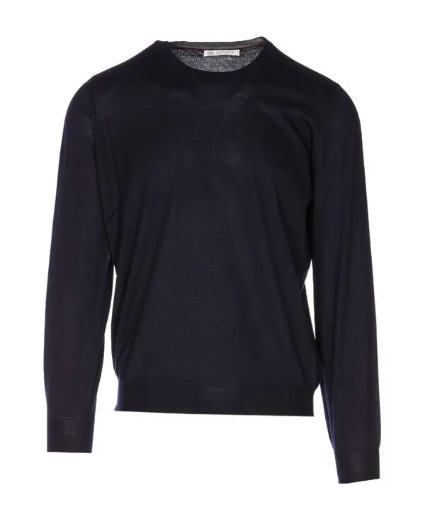 Brunello Cucinelli Logo Round-neck Sweater