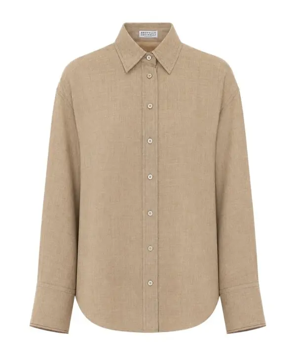 Brunello Cucinelli Monile Detail Shirt