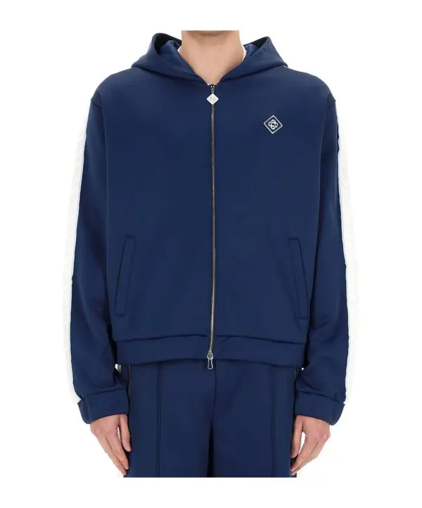 Casablanca Zip-up Hooded Track Jacket