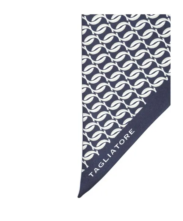 Tagliatore Logo Printed Scarf