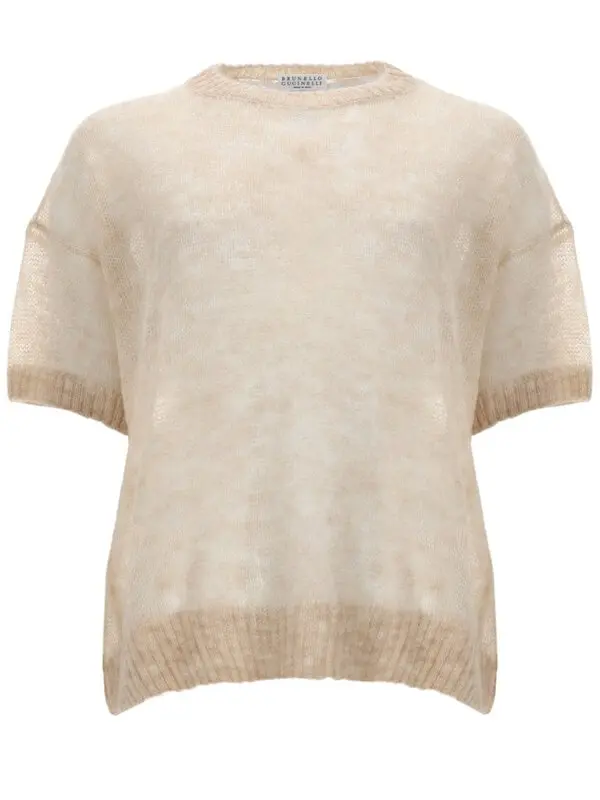 Brunello Cucinelli Mohair Sweater - Ivory