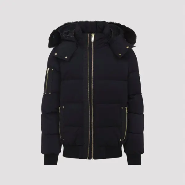 Moose Knuckles Stagg Bomber Down Jacket - Black