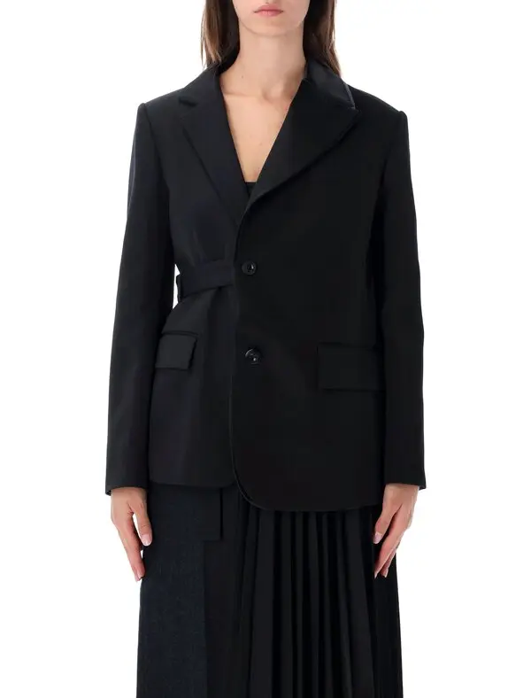 Sacai Tailored Asymmetric Blazer Jacket