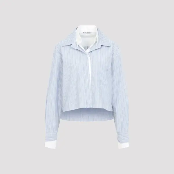 Acne Studios Striped Cotton Layered Shirt