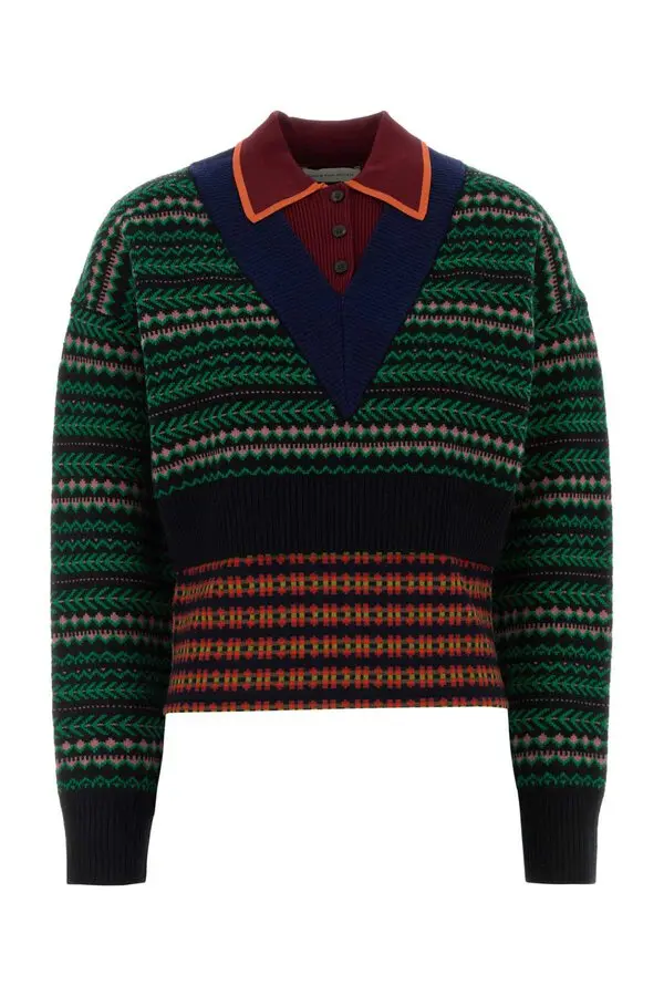 Dries Van Noten Embroidered Wool-blend Toinette Sweater