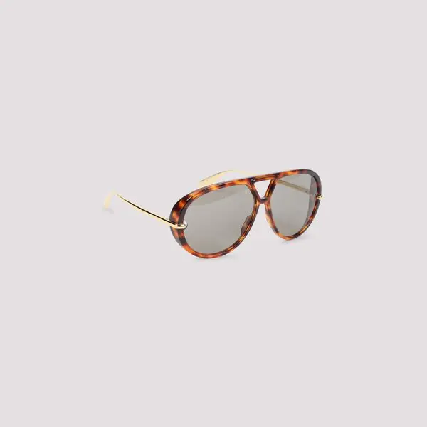 Bottega Veneta Pilot Sunglasses - Brown