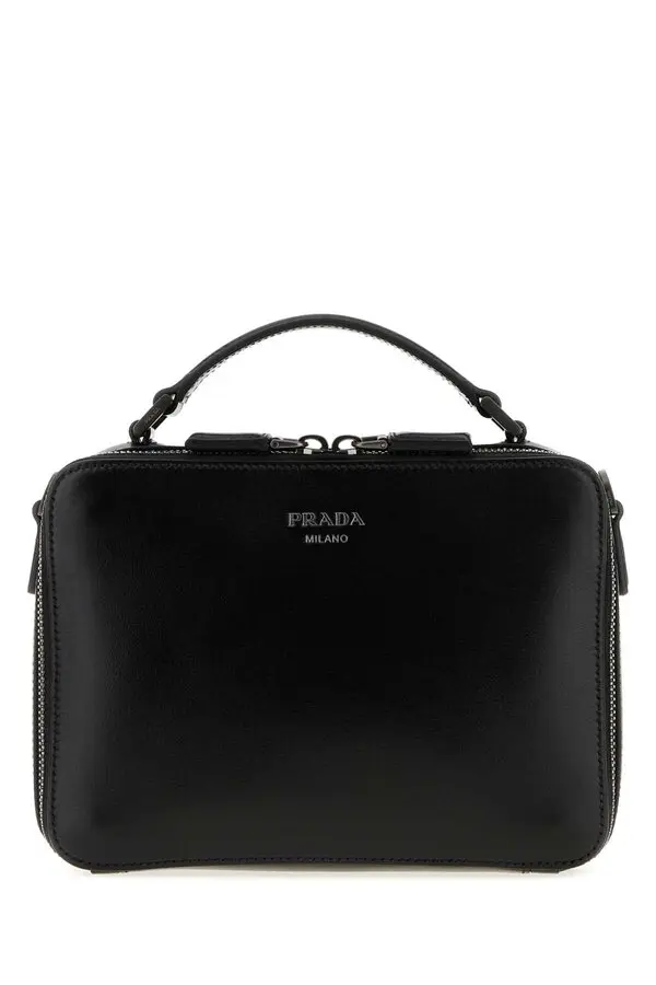 Prada Skin Calf Leather Mini Handbag - Nero