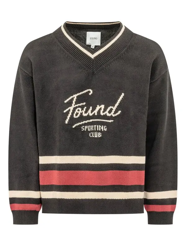 FOUND Sport Club Knit Sweater