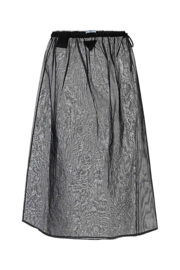 Prada Organdy Mini Skirt