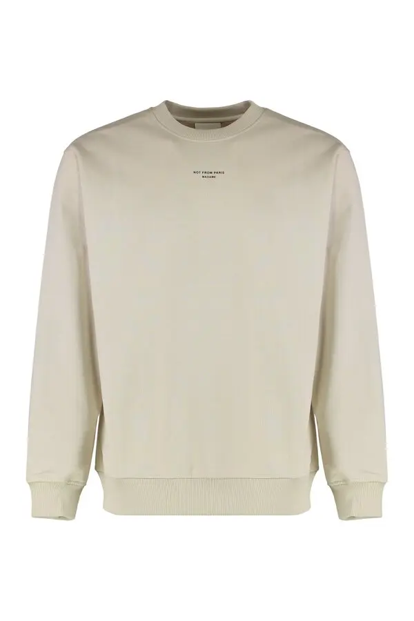 Drole De Monsieur Slogan Classic Cotton Hoodie