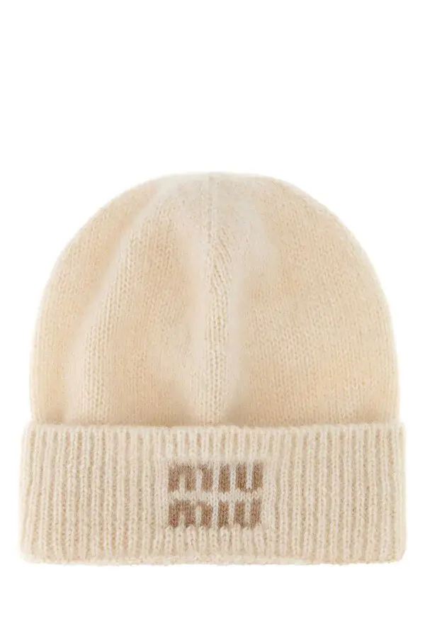 Miu Miu Miu Mohair Blend Beanie Hat