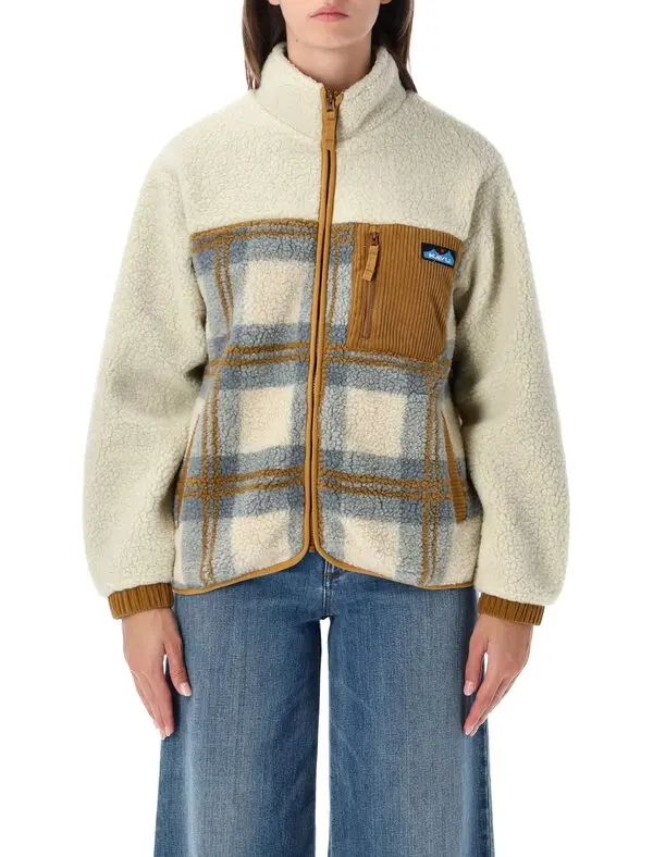 KAVU Sherpa Fleece Jacket - Plaid