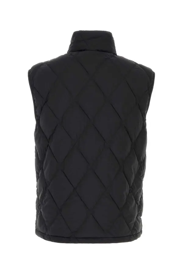 Burberry Nylon Acresford Sleeveless Jacket - Black