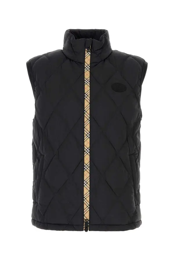 Burberry Nylon Acresford Sleeveless Jacket - Multicolor