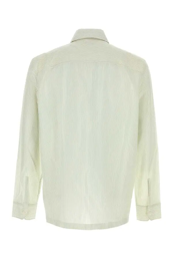 Bottega Veneta Embroidered Cotton Blend Shirt