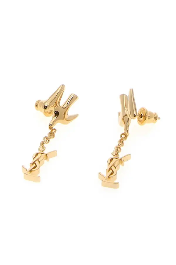 Saint Laurent Metal Colomba Earrings