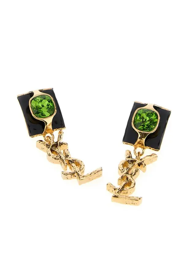 Saint Laurent Metal Cassandre Earrings - Multicolor