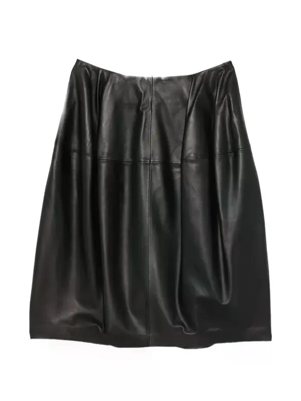 TOTEME Sculptural Leather Skirt
