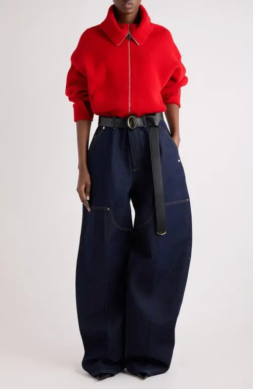 Givenchy Zip High Neck Cardigan