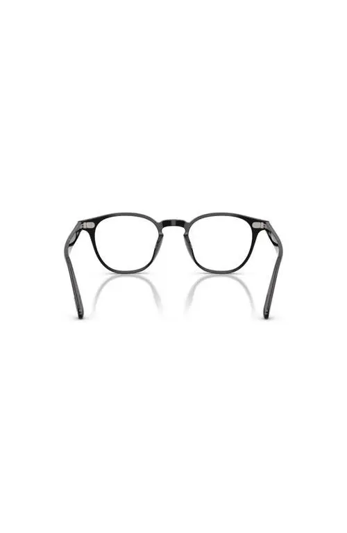 Oliver Spencer 46mm Phantos Optical Glasses - Black